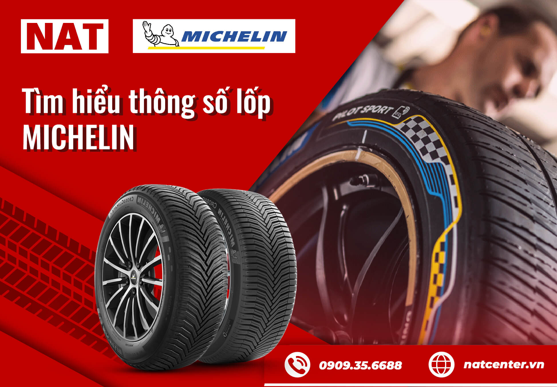 Cách Đọc Thông Số Lốp Michelin Đơn Giản Từ NAT Center