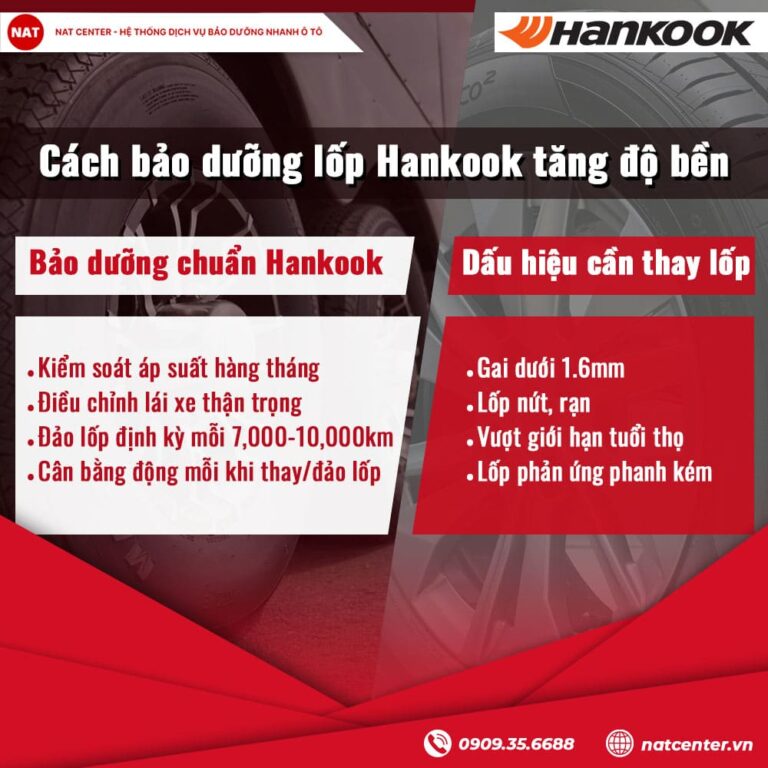 Báo Giá Lốp Hankook Kia Morning Chính Hãng Tại NAT Center