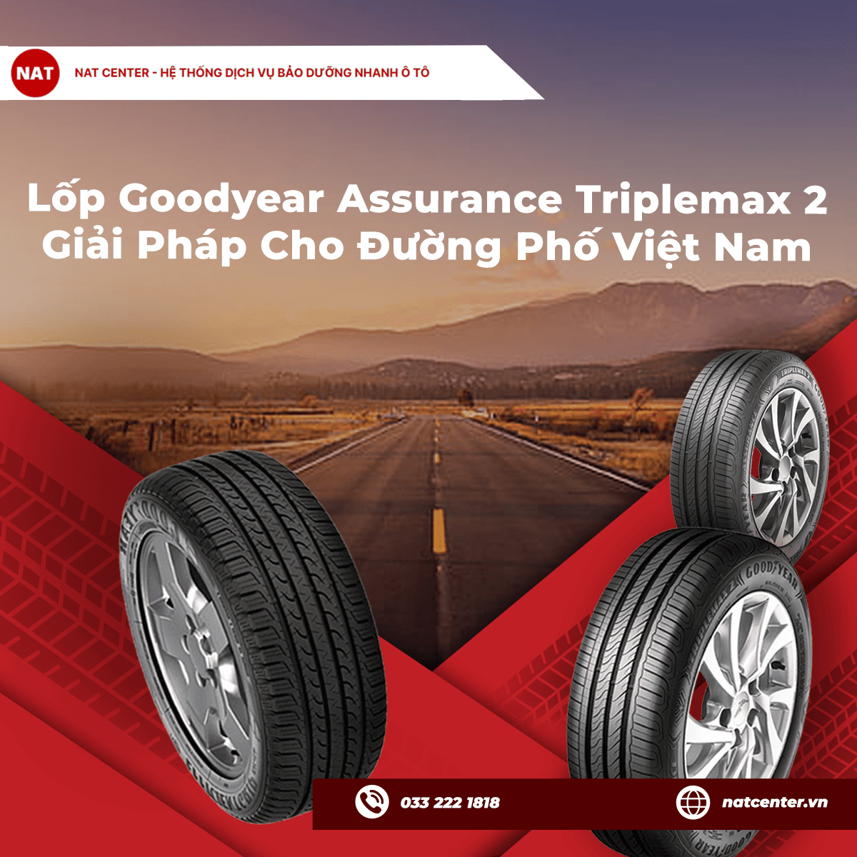 Lốp Goodyear Assurance Triplemax 2 Chính Hãng Uy Tín