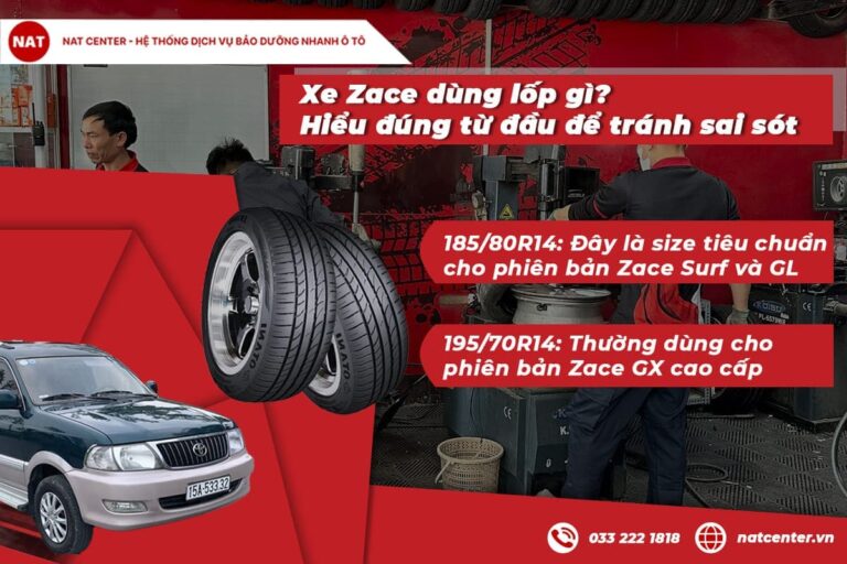 Lốp Xe Zace Chính Hãng Uy Tín Mới Nhất 2025 Tại NAT Center