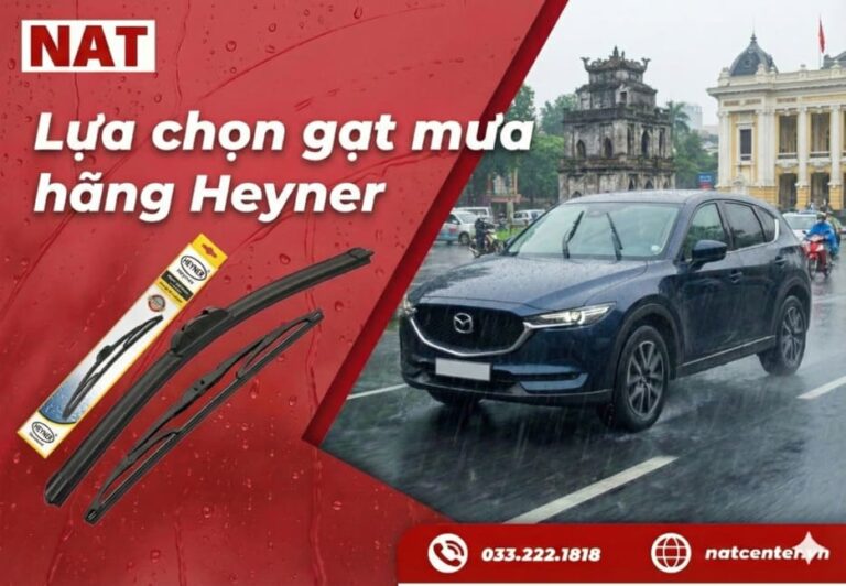 Gạt Mưa Heyner Chính Hãng: Bảng Giá & Kích Thước Chi Tiết